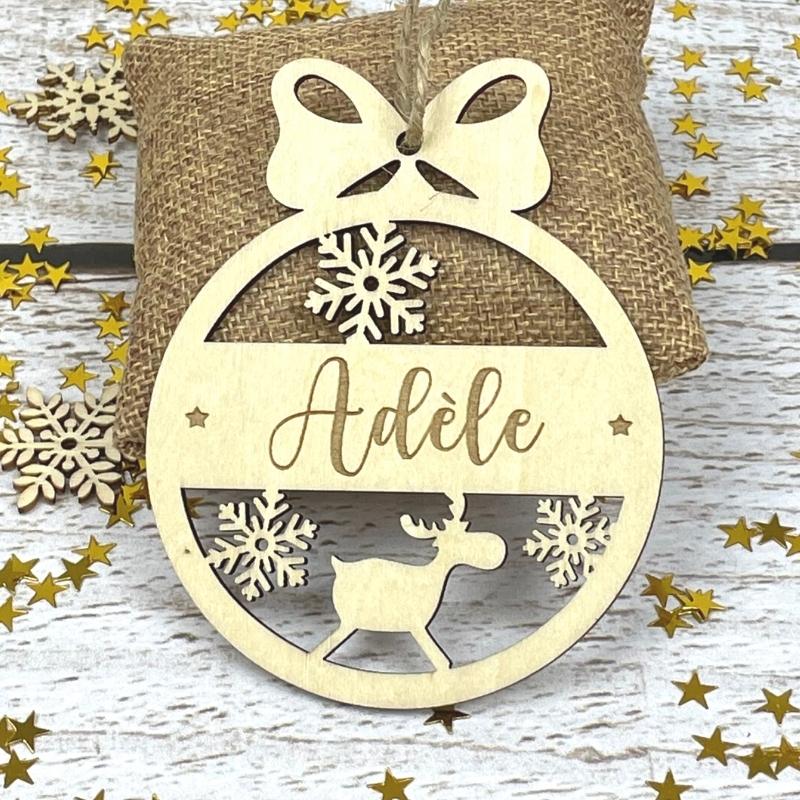 Boule de Noël Personnalisée - Prénom | Leobulle