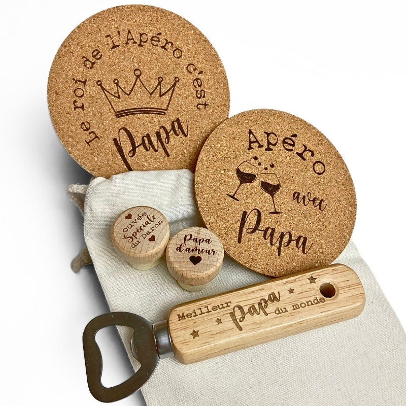 Kit PAPApéro - Idée cadeau Papa unique | Leobulle