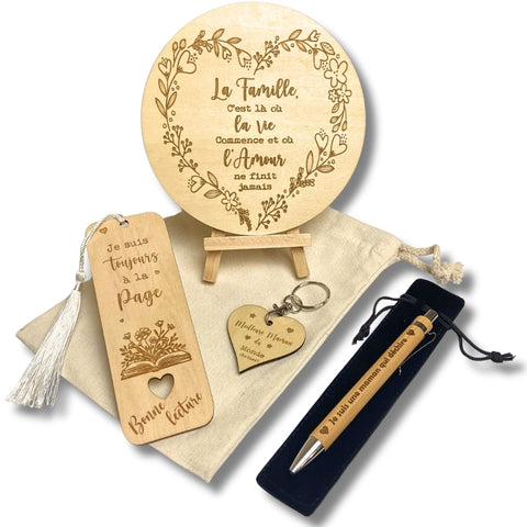 Stylo en Bois Personnalisé - Prénom ou texte de votre choix | Leobulle